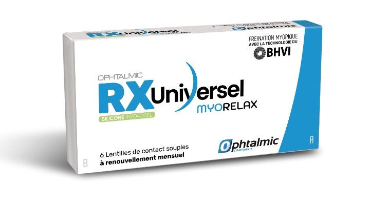 Lentilles OPHTALMIC Ophtalmic RX Universel Myorelax 6L - 65013