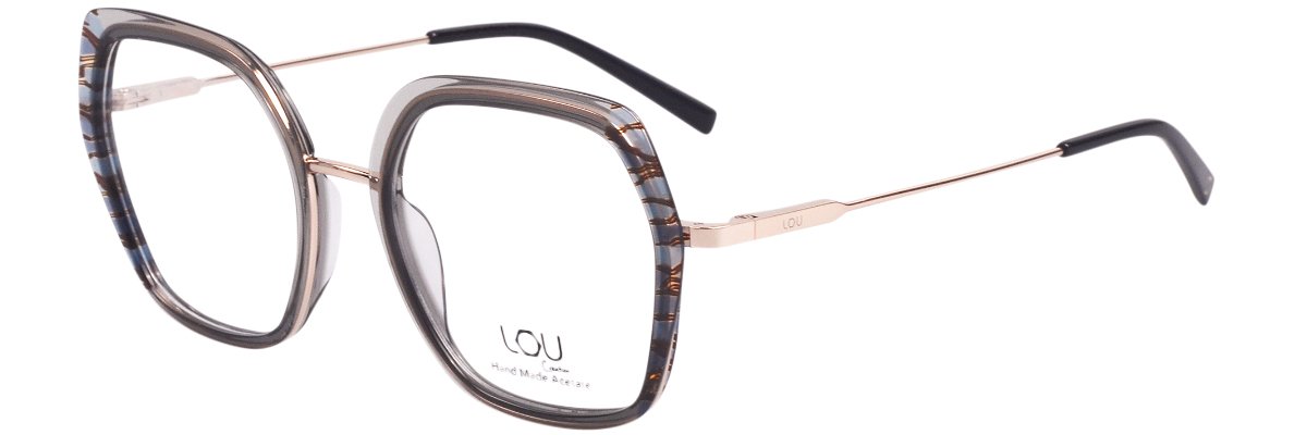 Lunettes de vue pour femme LOU CREATION Gris Clair AW92 C2 51/20 - 65445